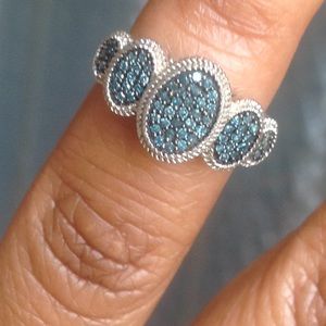 Jewelry | Genuine Diamonds 33 Karat Diamond Silver | Poshmark